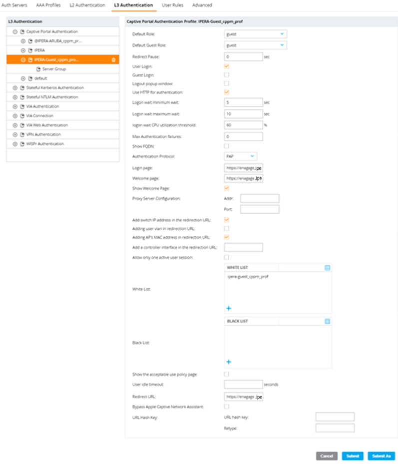 IPERA Starling - Aruba Mobility Controller v8 Integration – IPERA Solutions