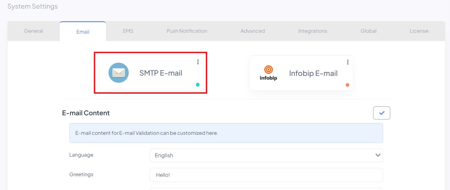 How to Configure SMTP Settings for E-mail Integration on IPERA Portal ...