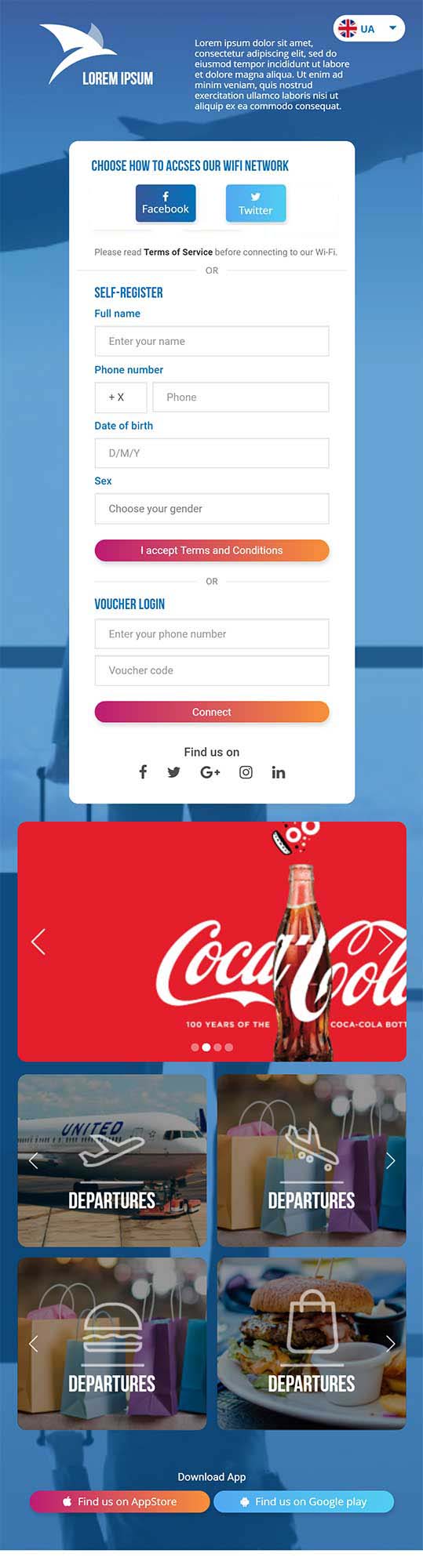 Splash Page & Guest Experience Templates – IPERA Solutions